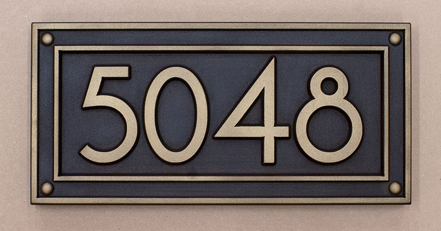 Modern Horizontal Plaque : JDRS Craftsman